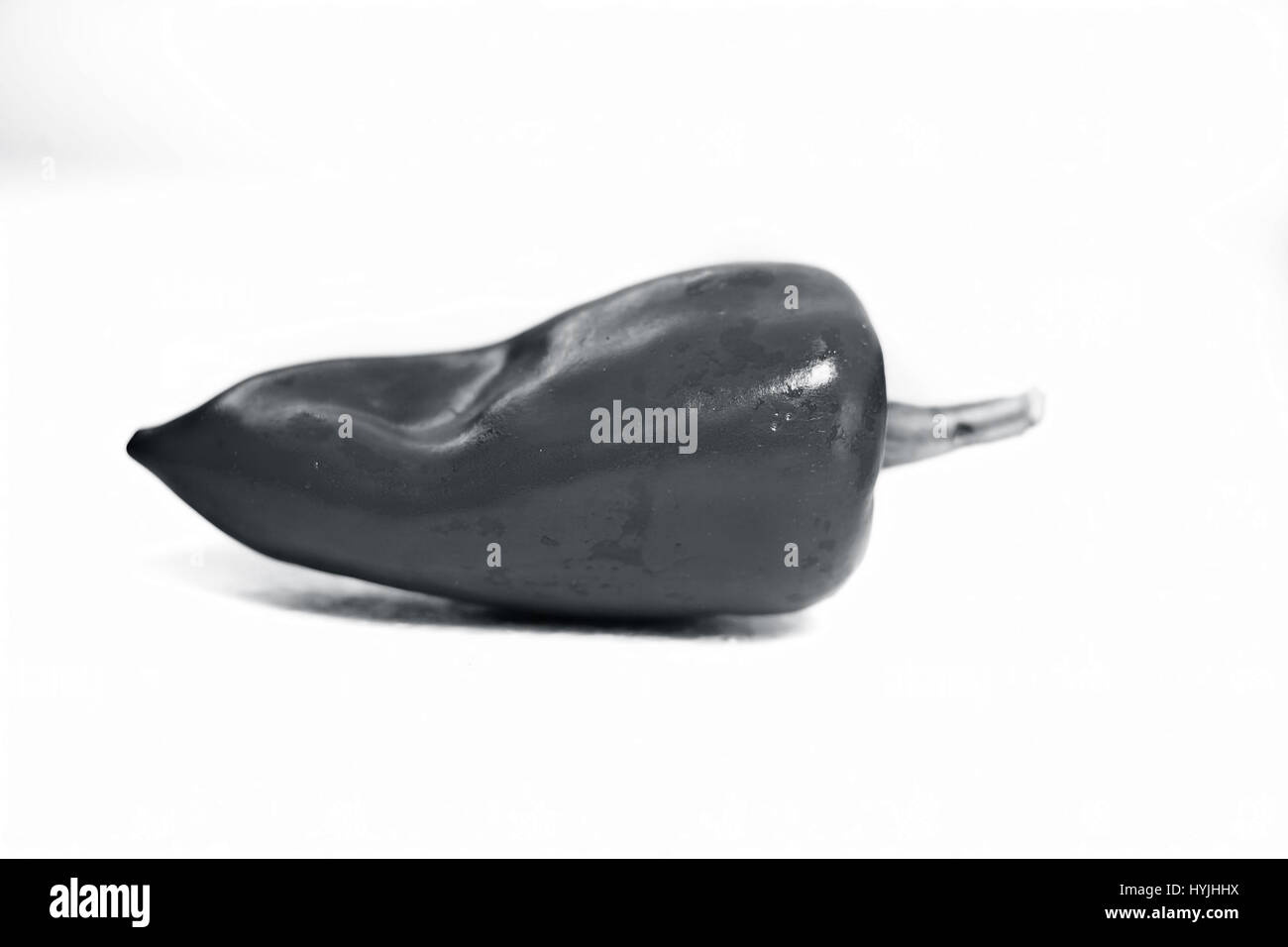 Red chilli isolated on white Stock Photo - Alamy