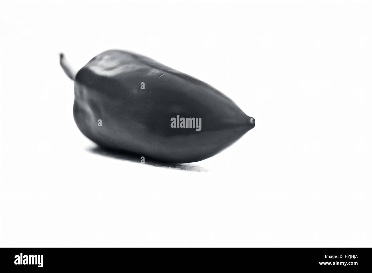 Red chilli isolated on white Stock Photo - Alamy