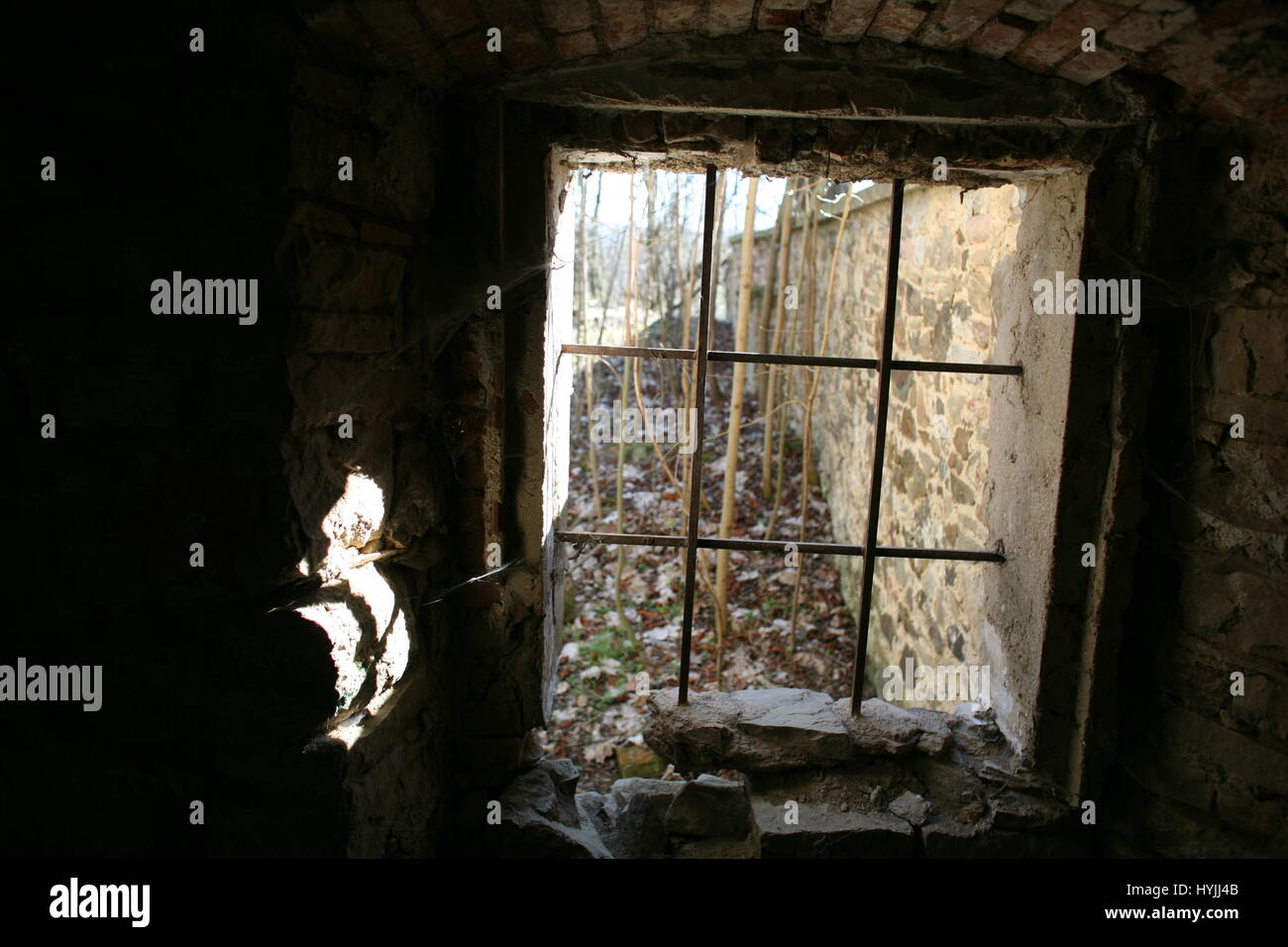 window in old ruin Stock Photo - Alamy