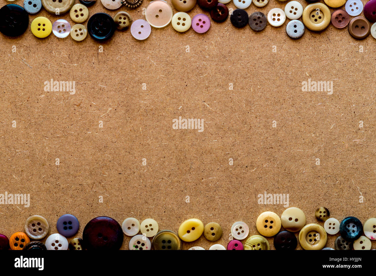 Old buttons frame Stock Photo - Alamy