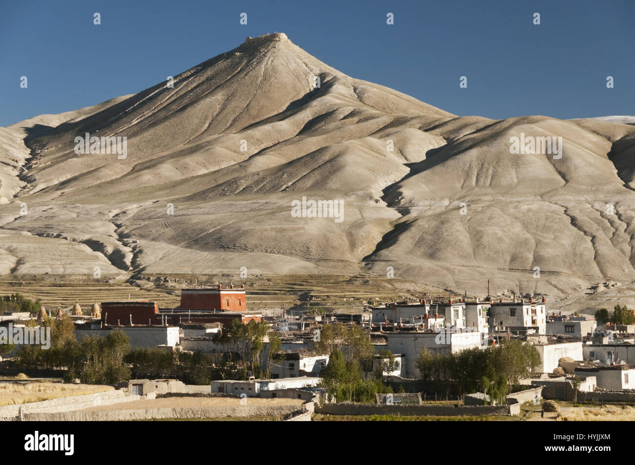 Nepal, Mustang trek, Lo Mantang, city from south Stock Photo - Alamy