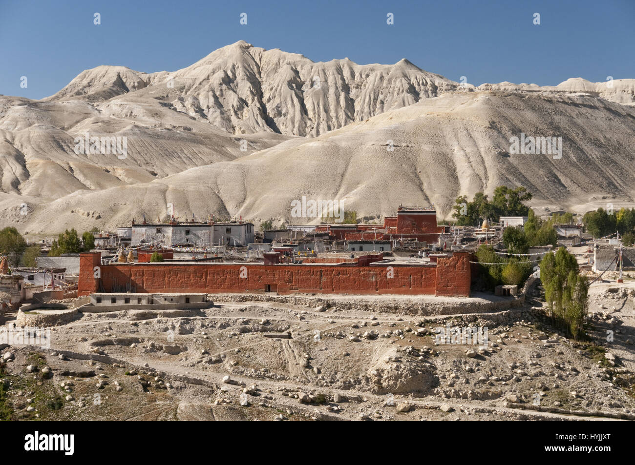 Nepal, Mustang trek, Lo Mantang, city from north Stock Photo - Alamy