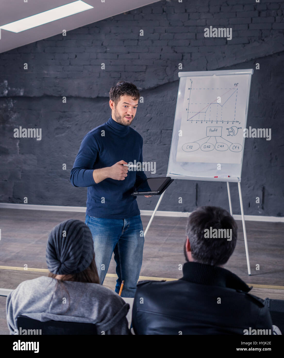 Professor giving lecture hi-res stock photography and images - Alamy