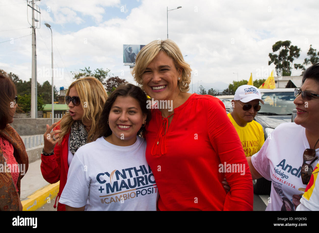Quito, Ecuador - February 5, 2017: Cynthia Viteri, presidential ...
