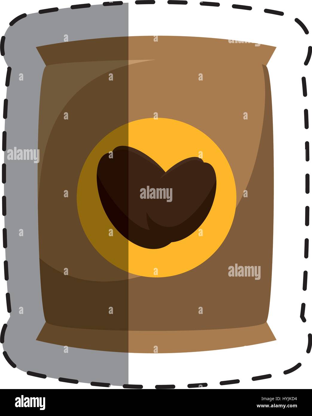 coffee bag product icon vector illustration design Stock Vector Image ...