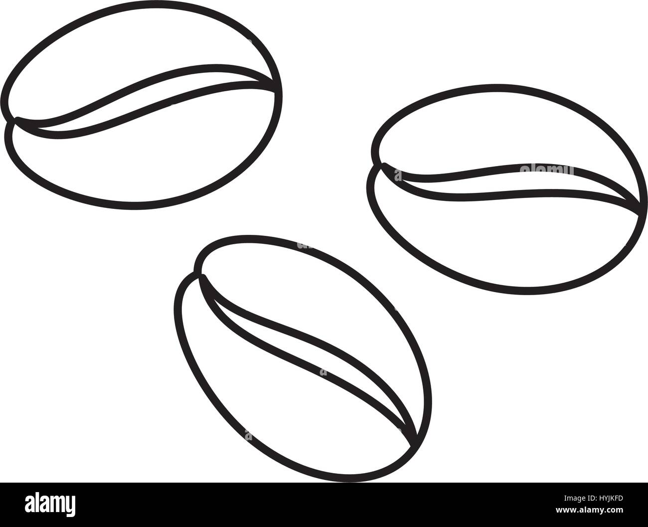 coffee grains isolated icon vector illustration design Stock Vector ...