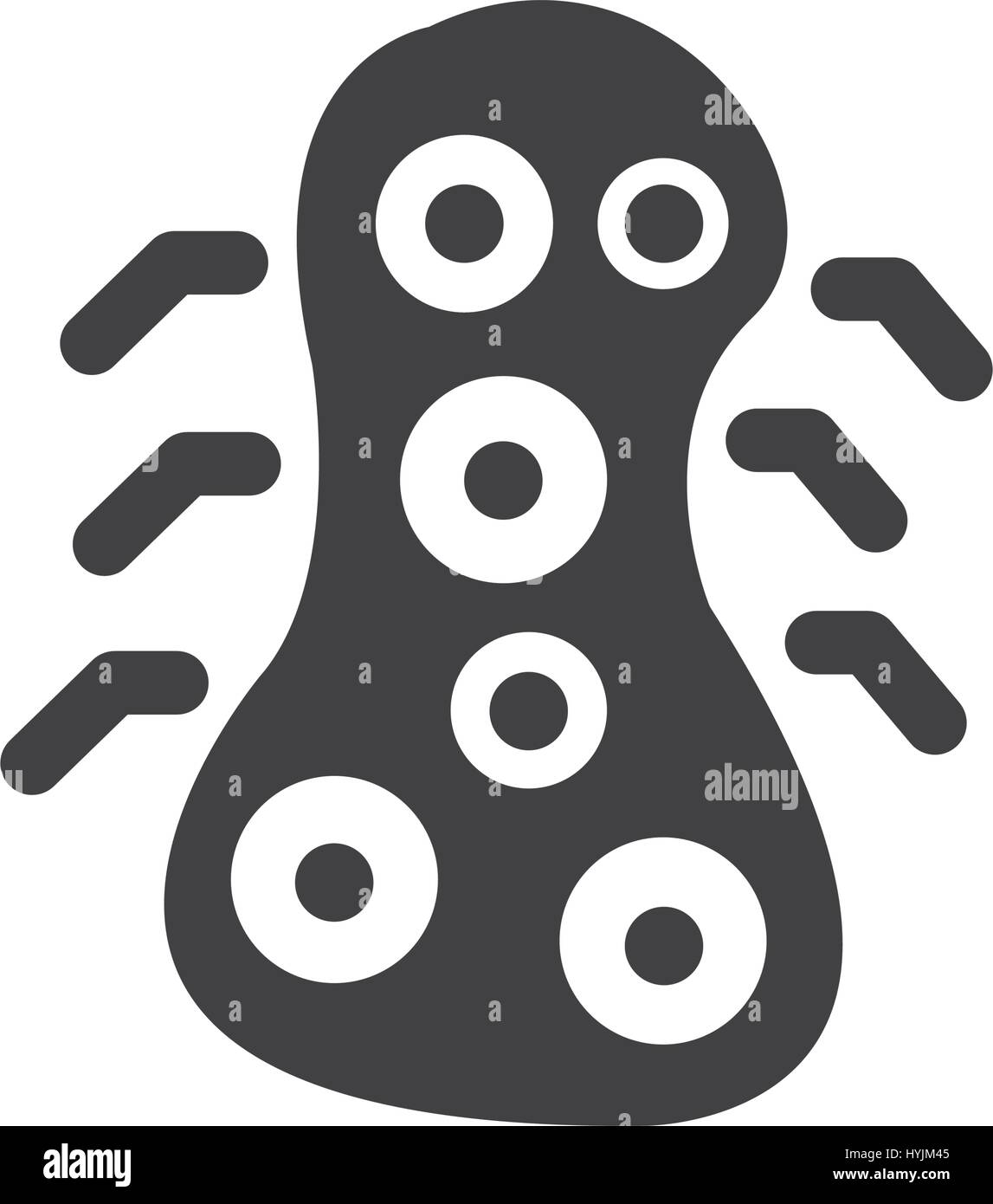 bacteria icon design Stock Vector Image & Art - Alamy