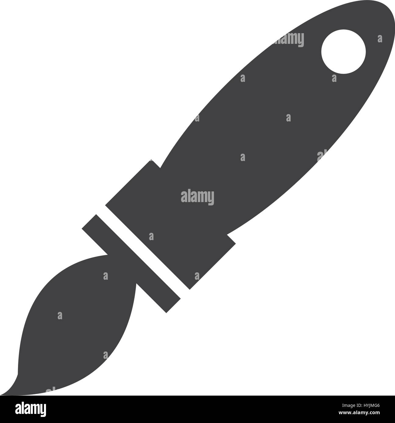 paintbrush vector icon design Stock Vector Image & Art - Alamy