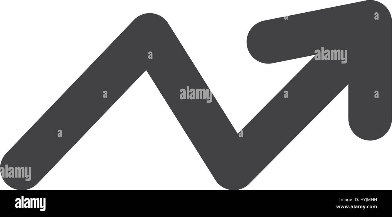 stat arrow symbol icon vector Stock Vector Image & Art - Alamy