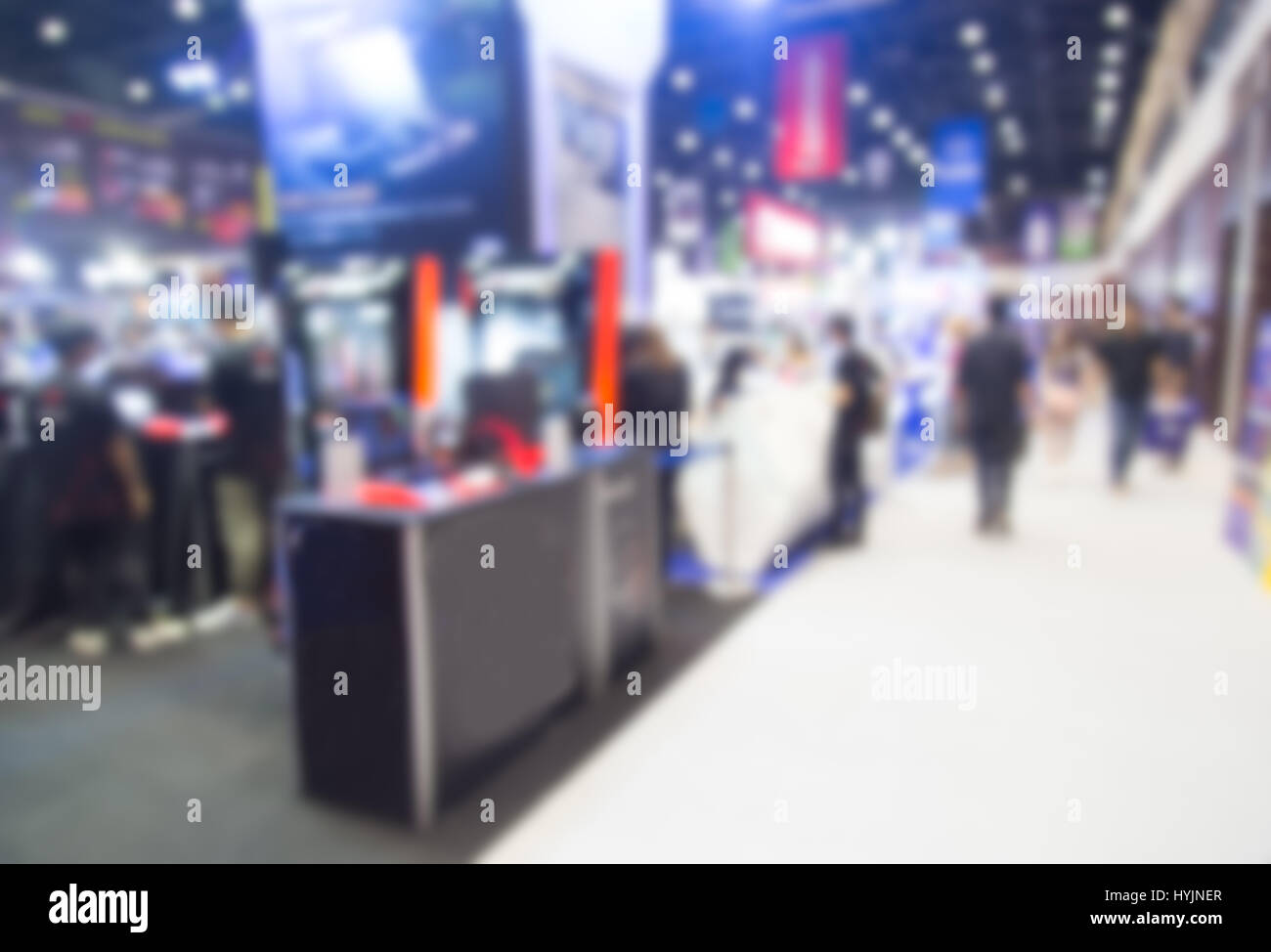 Abstract blurred event with people for background Stock Photo - Alamy