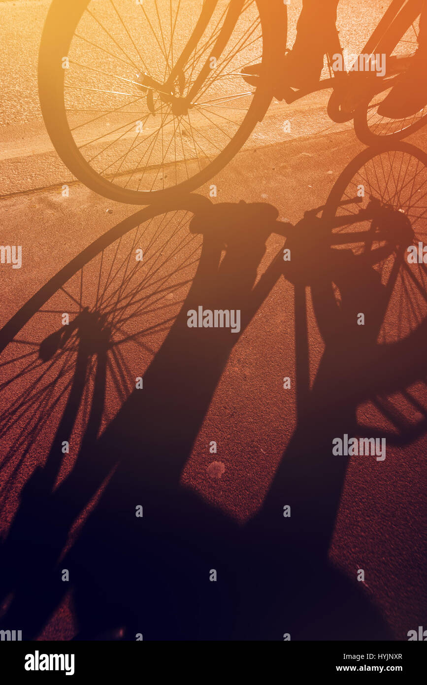 Cyclist on street city hi-res stock photography and images - Alamy