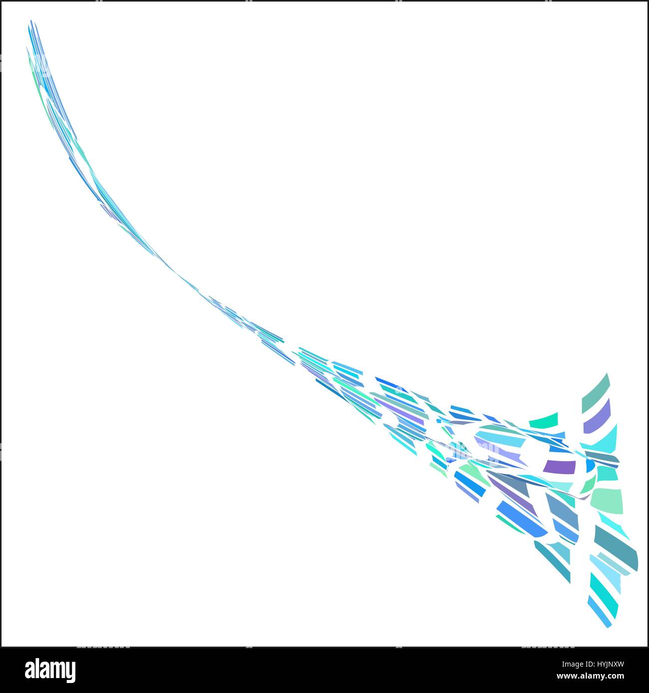The elongated design element of the rectangles Stock Vector Image & Art ...