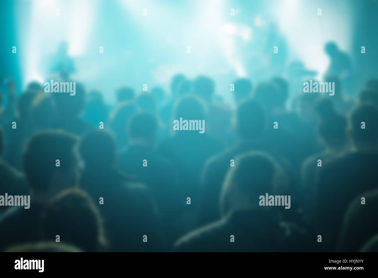 Blur defocused concert crowd as abstract background, people at popular ...