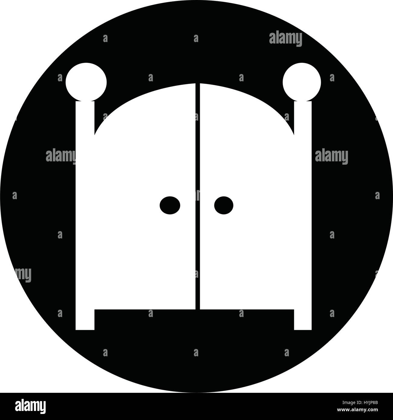 Front Gate Icon Stock Vector Image & Art - Alamy