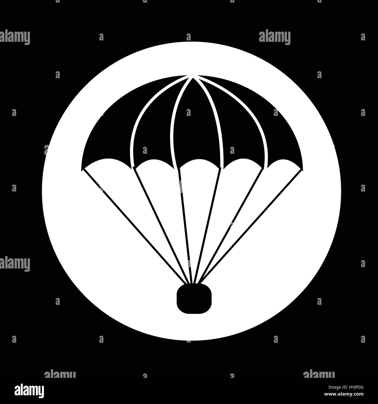 Military parachute jumper Stock Vector Images - Alamy