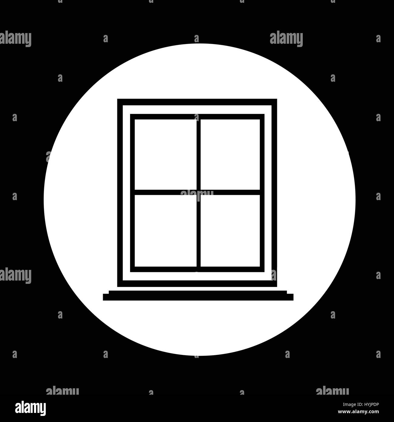 Window sill decoration Black and White Stock Photos & Images - Alamy