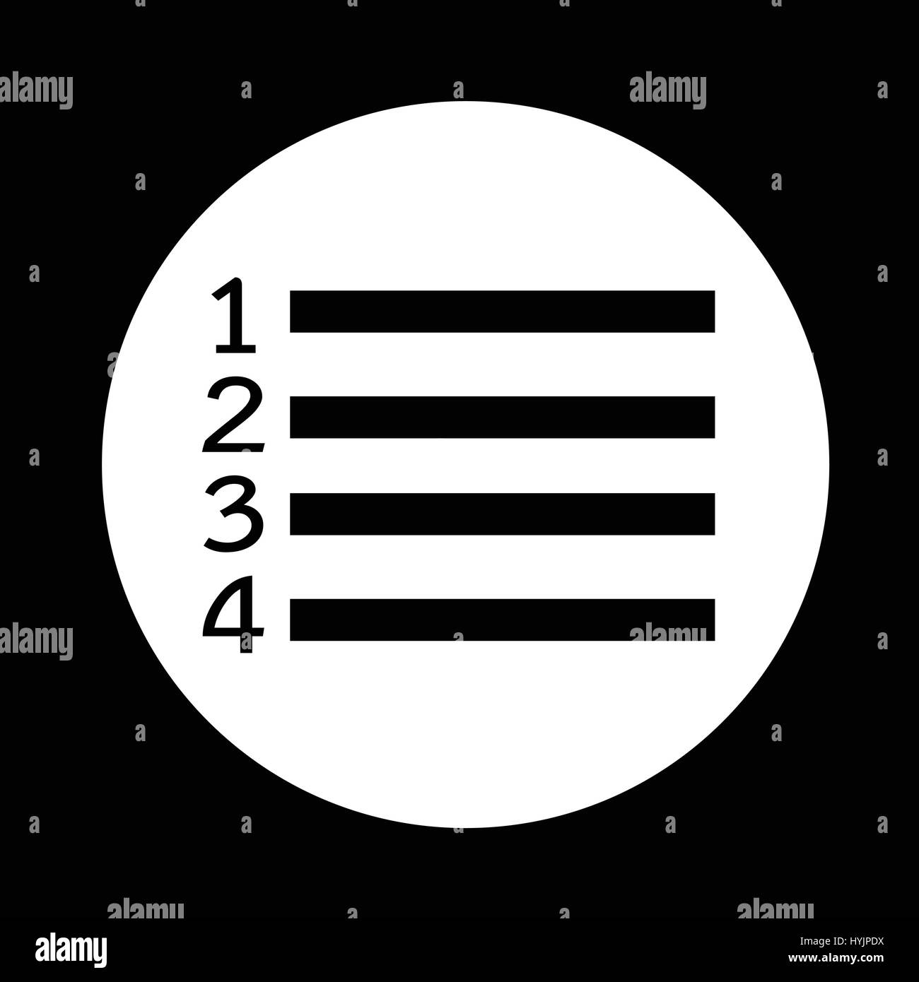 Blank tasks list Stock Vector Images - Alamy