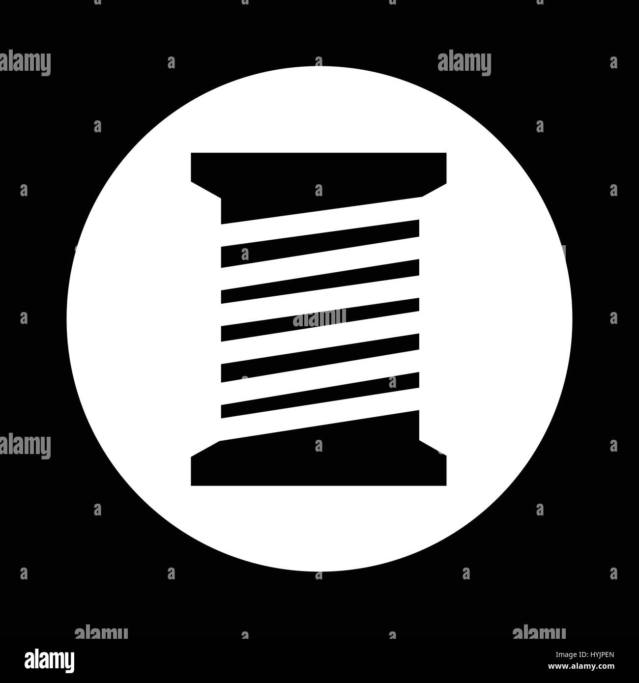 tailor thread bobbin icon Stock Vector Image & Art - Alamy
