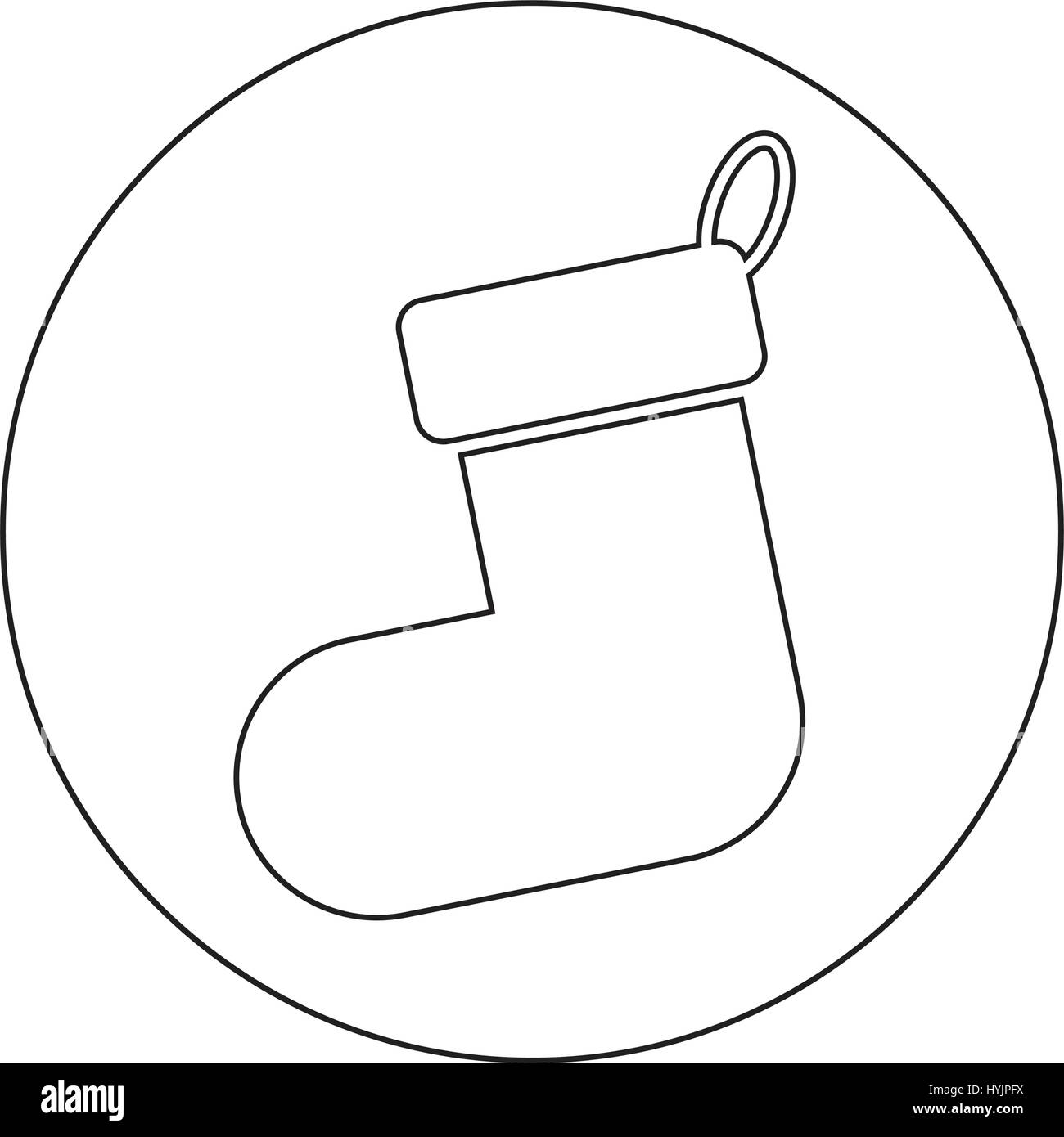 Christmas stocking icon Stock Vector Image & Art - Alamy