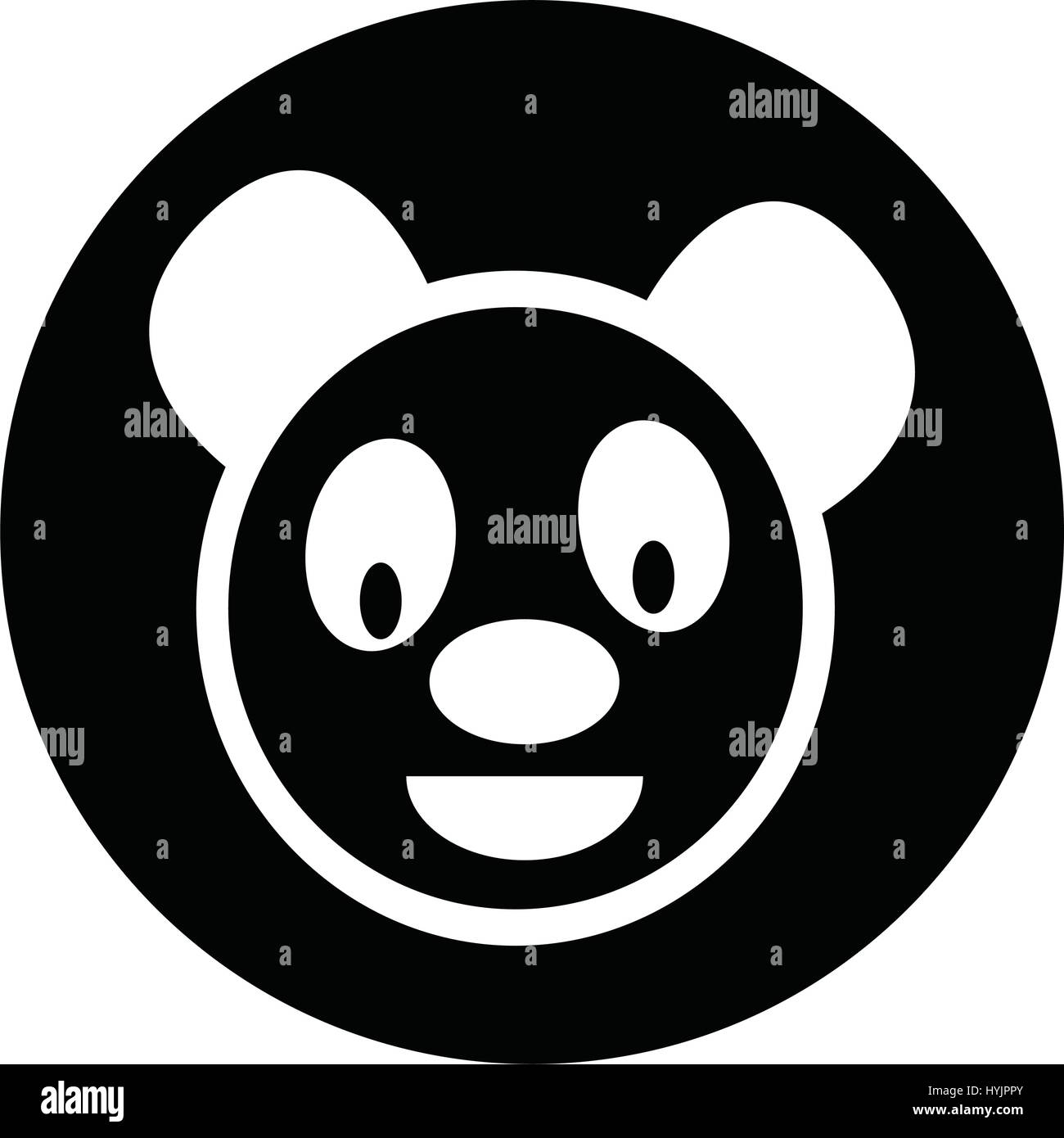 Cute panda Icon Stock Vector Image & Art - Alamy