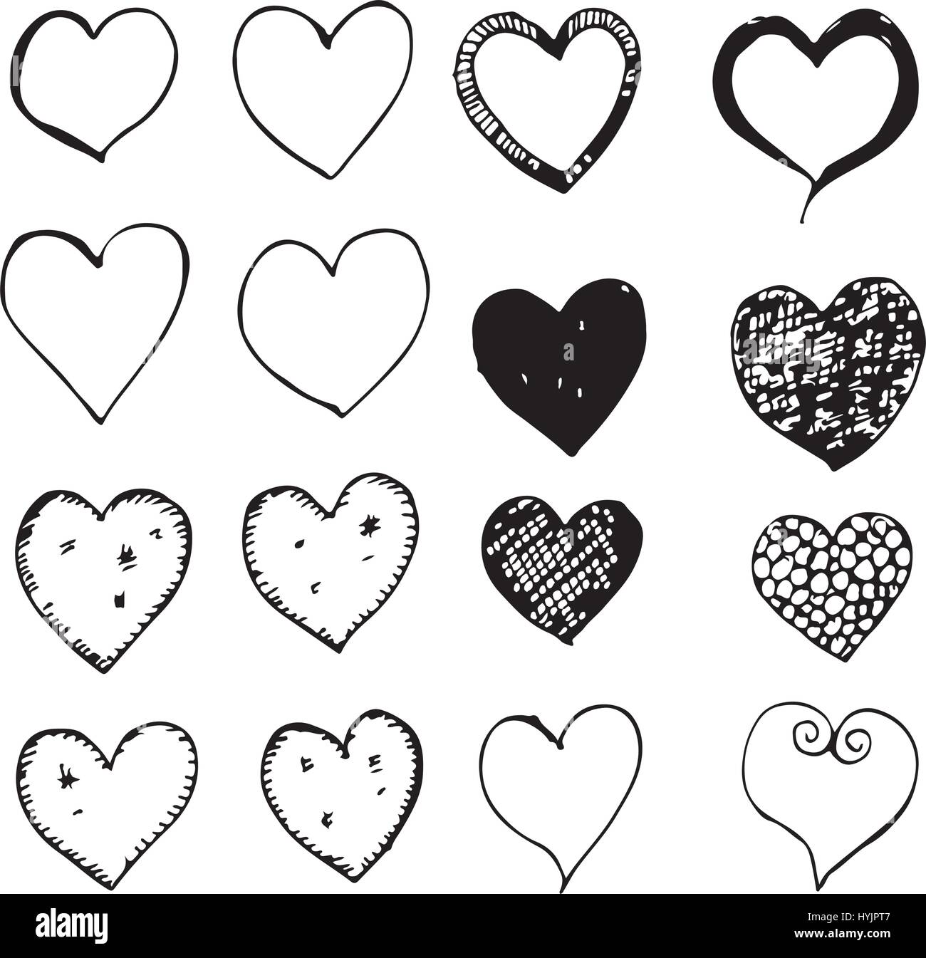 heart hand draw icon Stock Vector Image & Art - Alamy