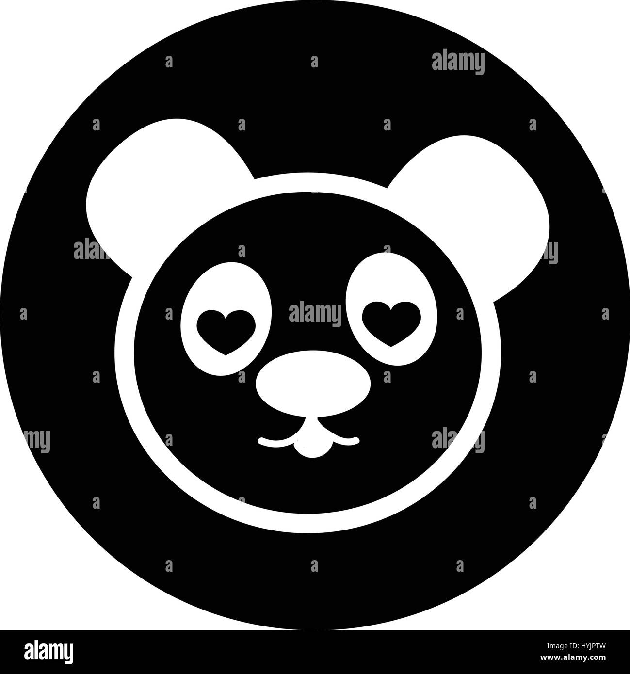 Cute panda Icon Stock Vector Image & Art - Alamy