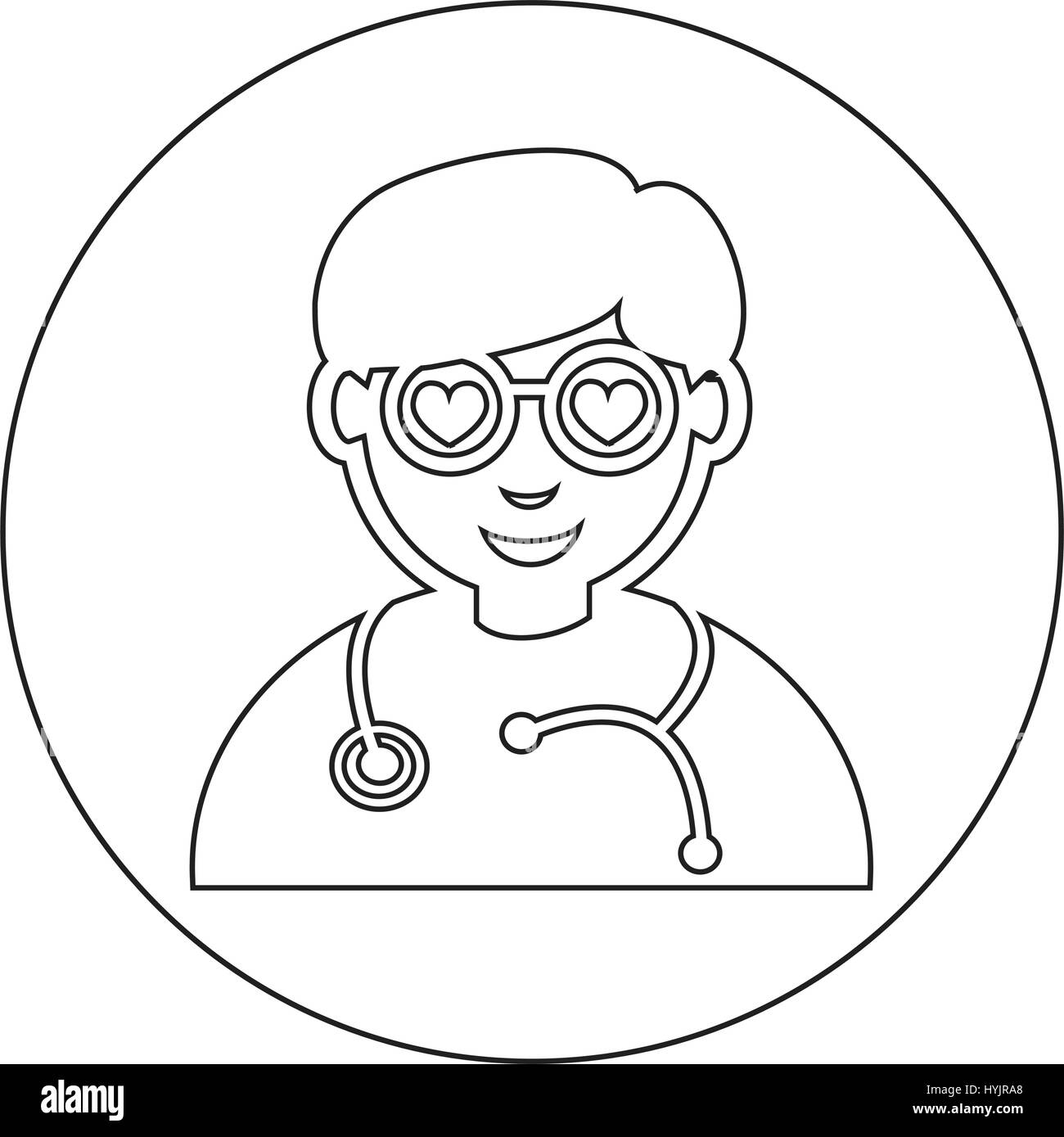 Surgeon emoticon Stock Vector Images - Alamy