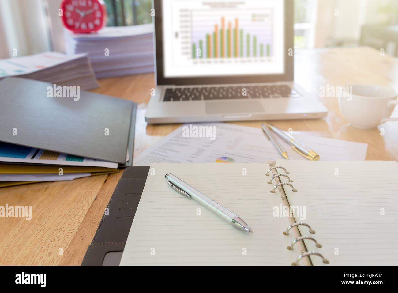 Image of business documents on workplace Stock Photo - Alamy