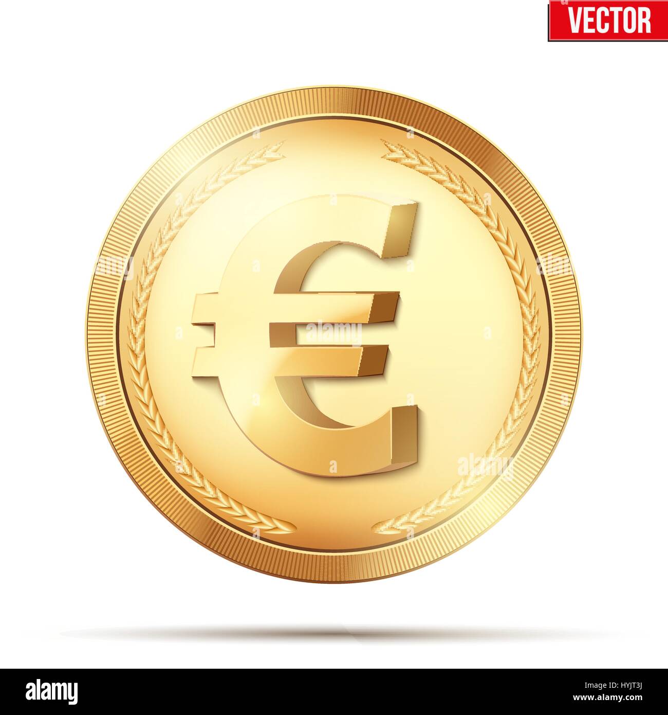 Gold coin illustration hi-res stock photography and images - Alamy