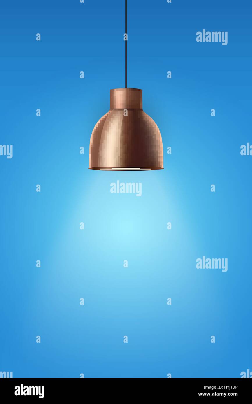 Round lamp Stock Vector Images - Alamy