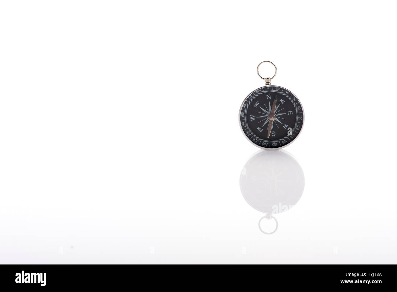 Compass isolated with white background Stock Photo - Alamy