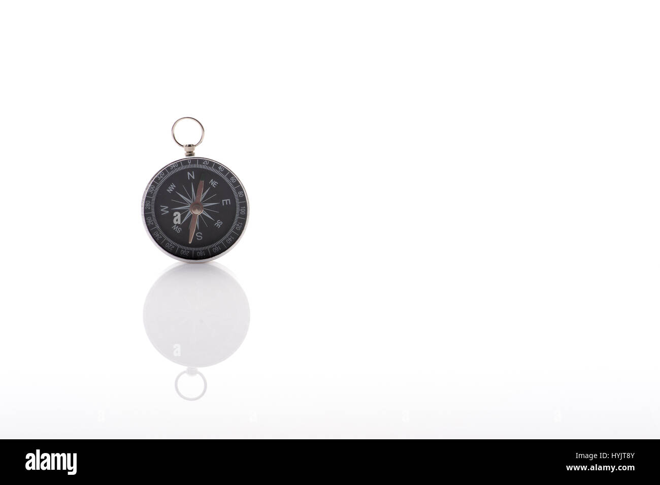 Compass isolated with white background Stock Photo - Alamy