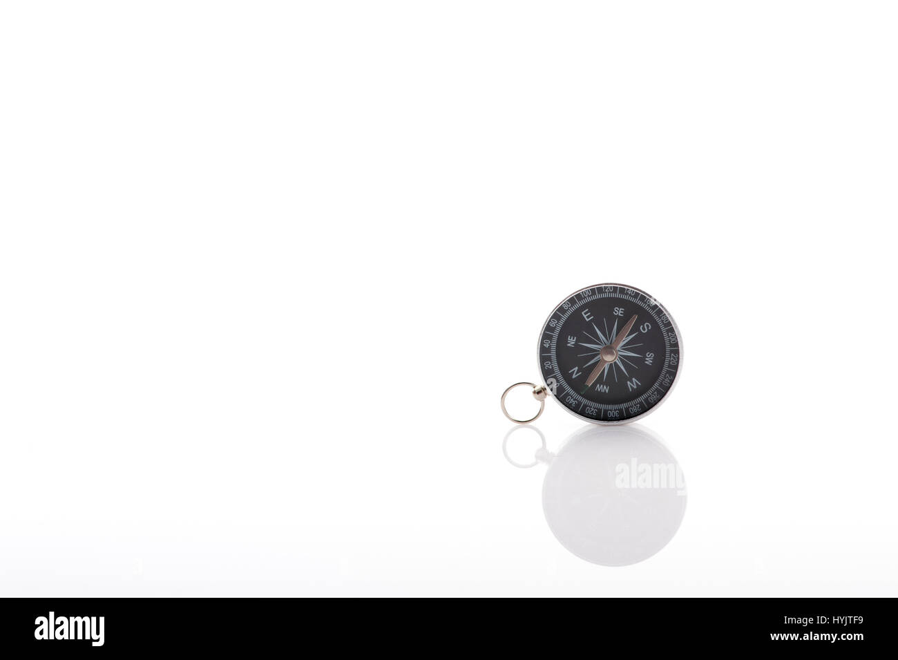 Compass isolated with white background Stock Photo - Alamy