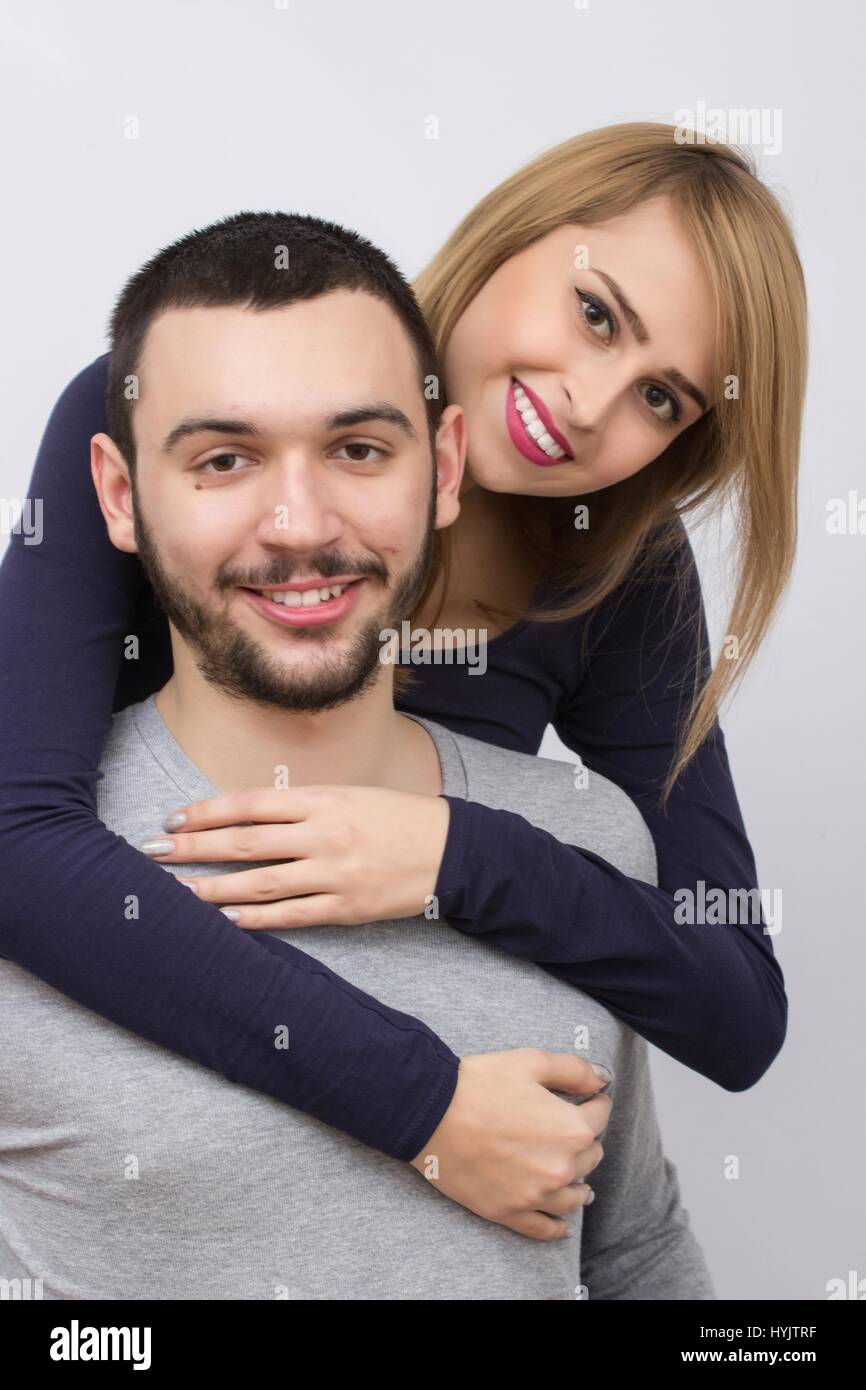 Couple pose fashion trendy hi-res stock photography and images - Alamy