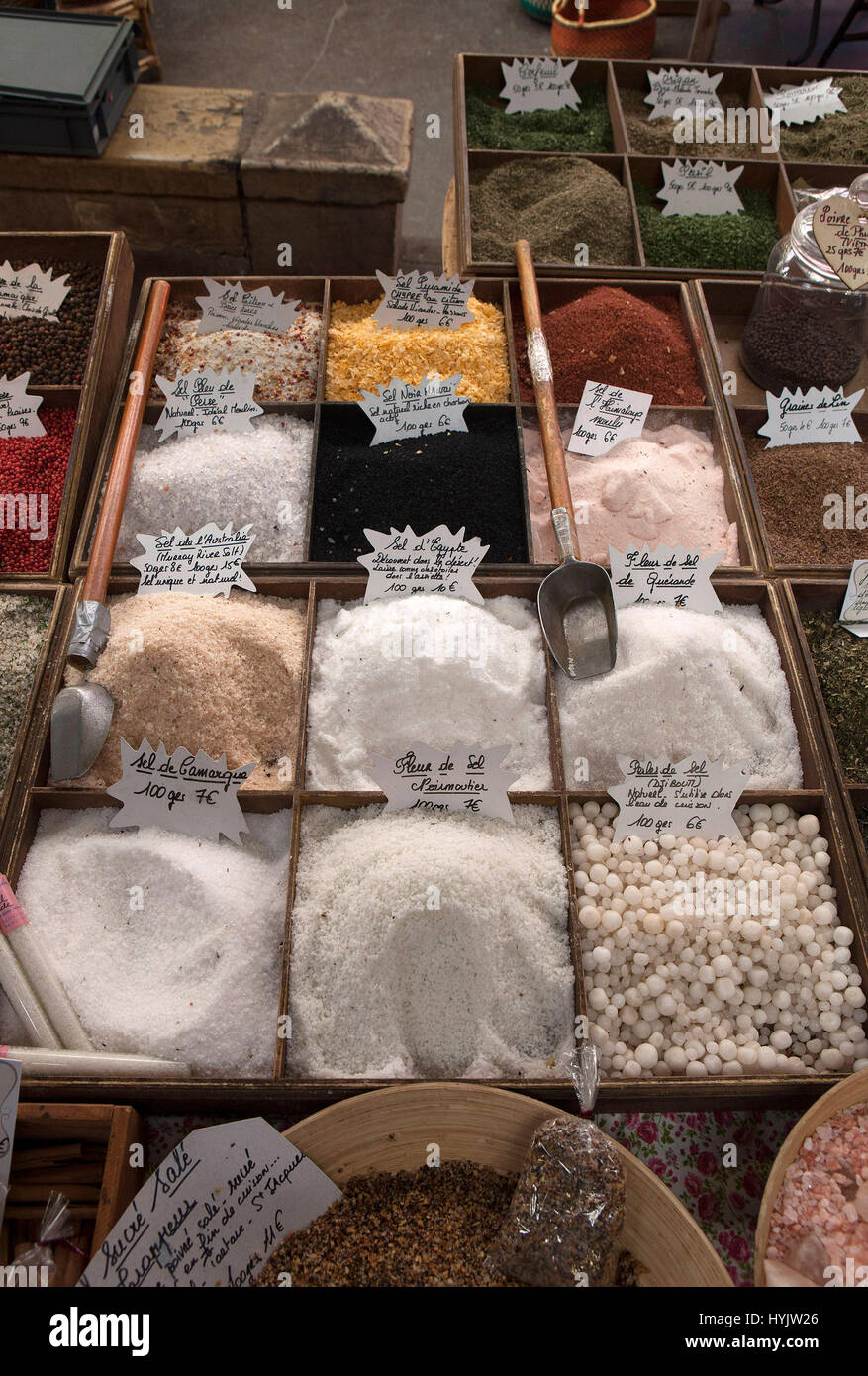 Antibes,France: covered market Stock Photo - Alamy