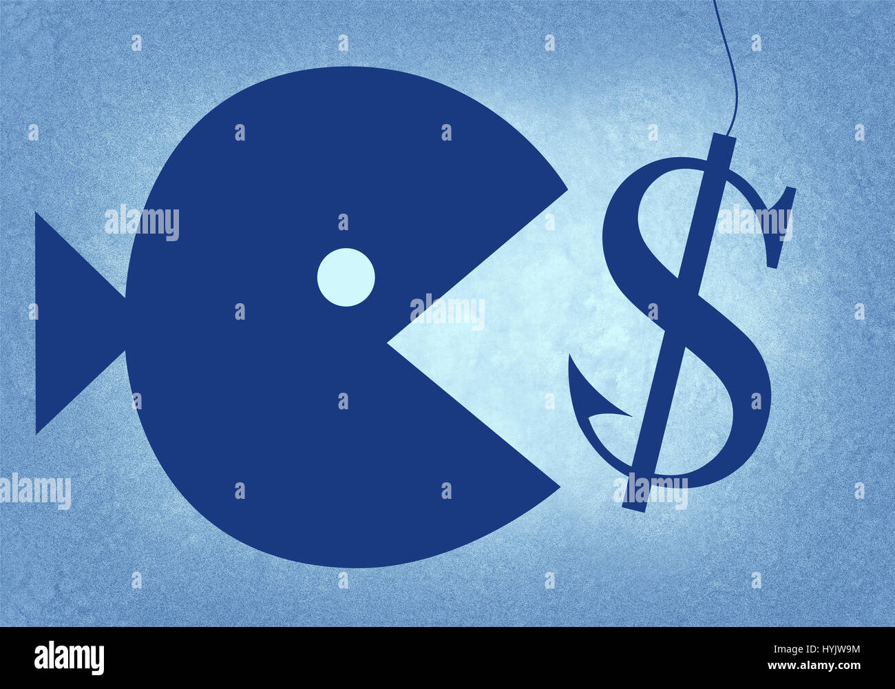 The big fish eat the small Stock Photo - Alamy