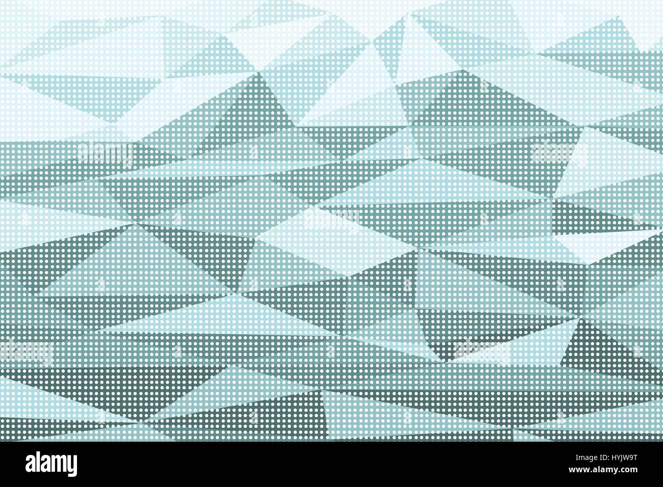 Polygon abstract pop art background with raster effect Stock Vector ...