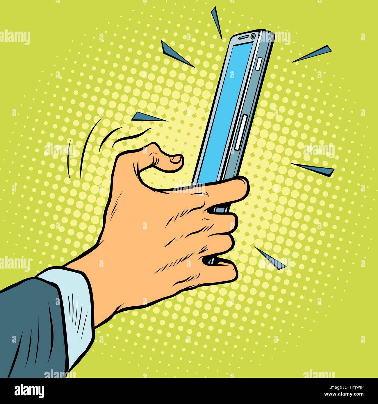Technology smartphone touch screen Stock Vector Images - Alamy
