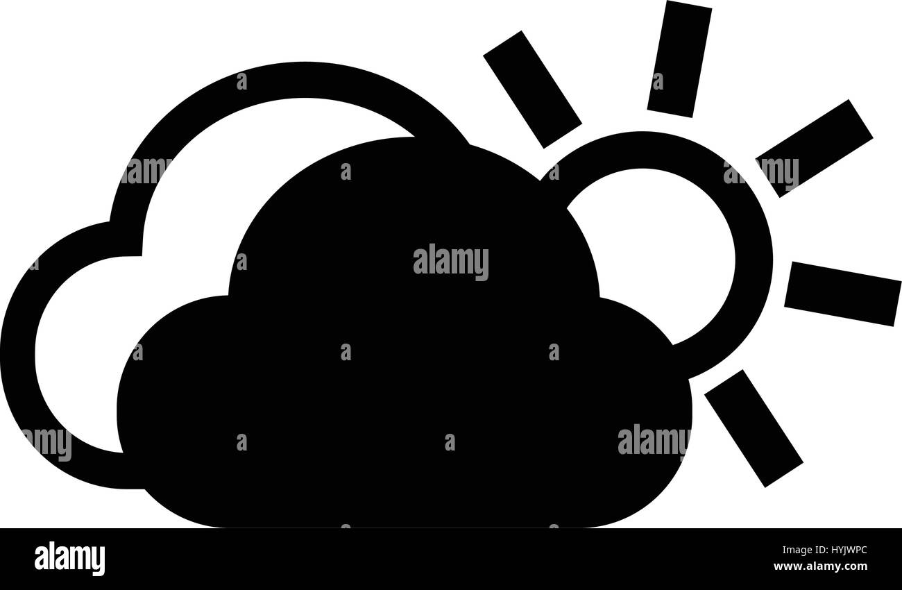 cloud sun icon Stock Vector Image & Art - Alamy