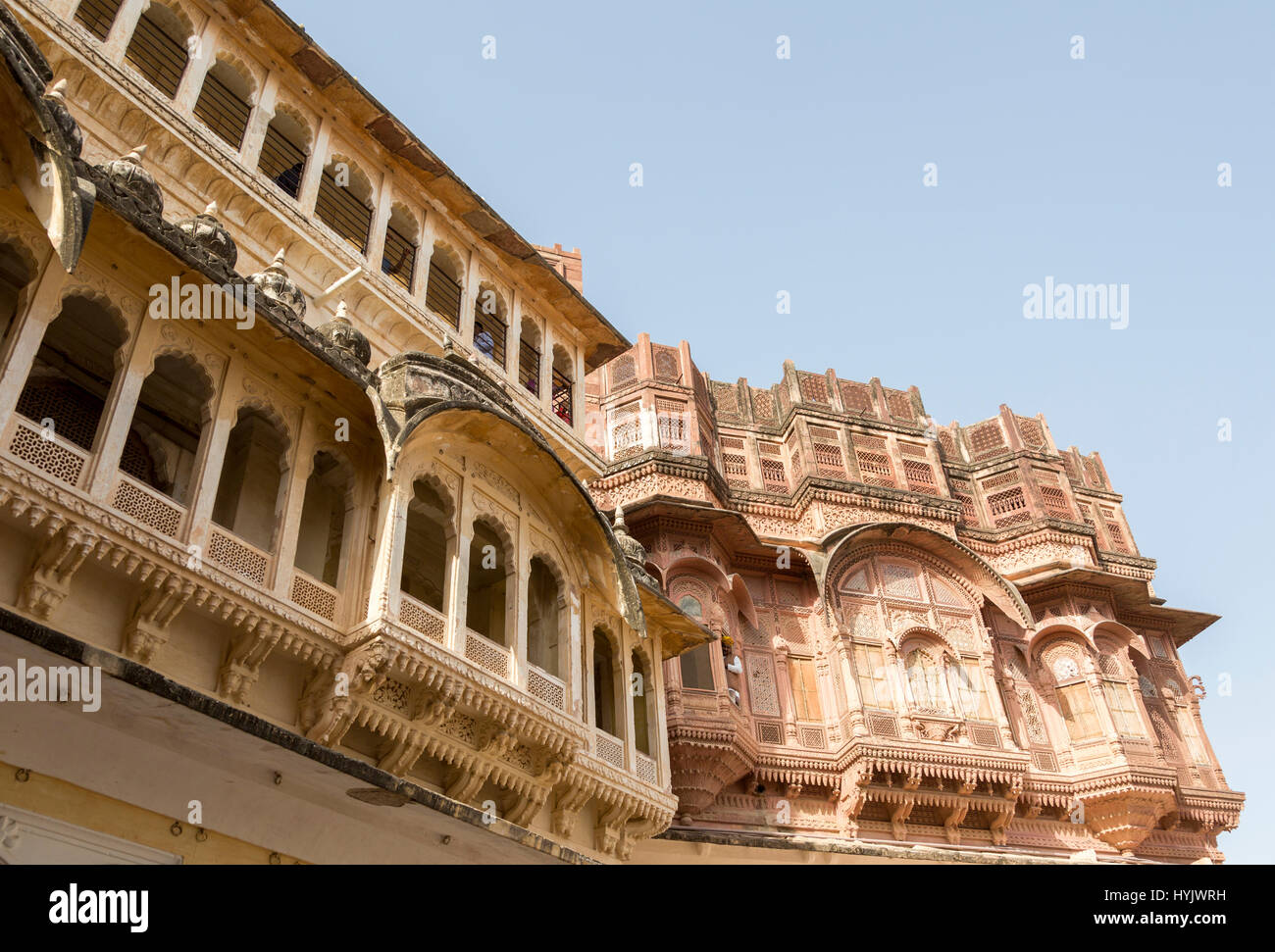Fort Mehrangarh, Jodhpur, Rajasthan, Indien Stock Photo - Alamy