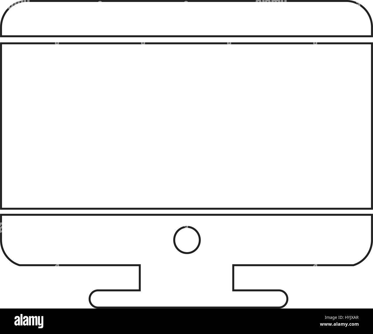 Desktop Computer Icon Stock Vector Image & Art - Alamy