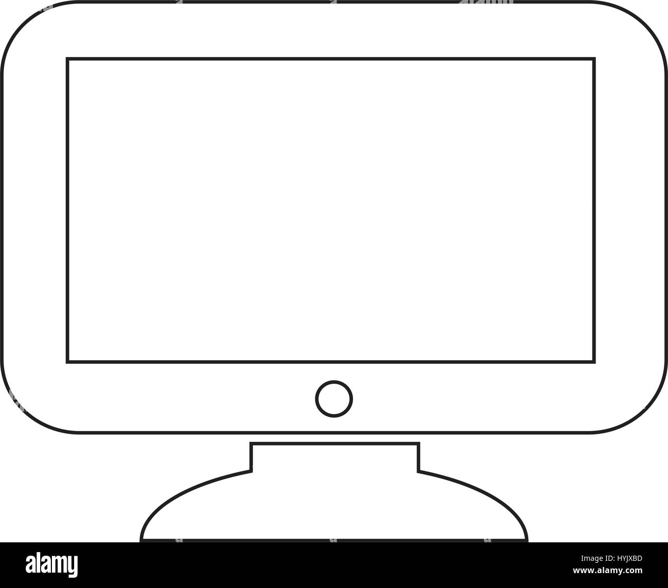 Desktop Computer Icon Stock Vector Image & Art - Alamy