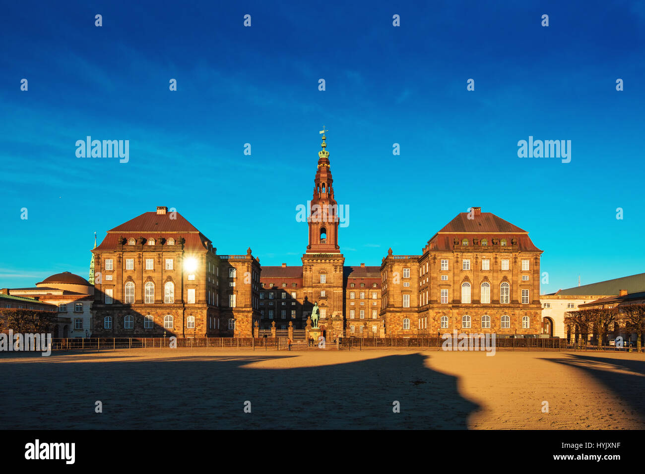 COPENHAGEN, DENMARK - MARCH 11, 2017: Christiansborg Palace in ...