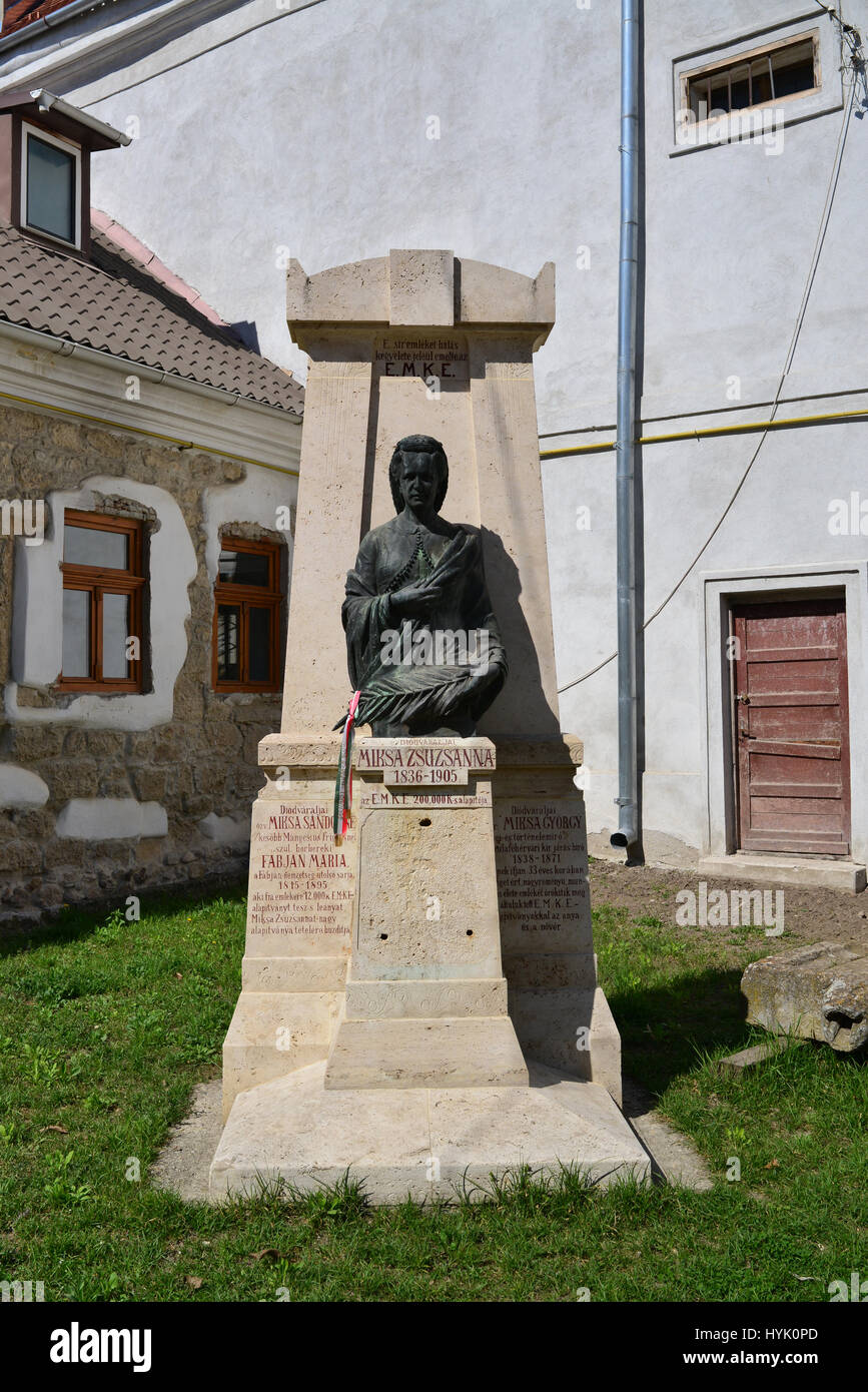 Aiud city romania medieval fortress statue landmark architecture Stock ...