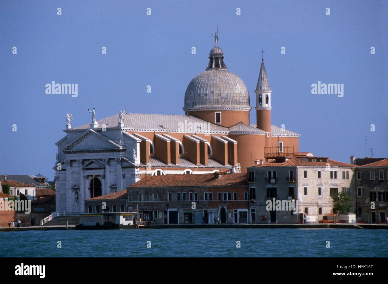 Il Redentore, Rio della Croce, Venice 1576-80 by Palladio Stock Photo ...