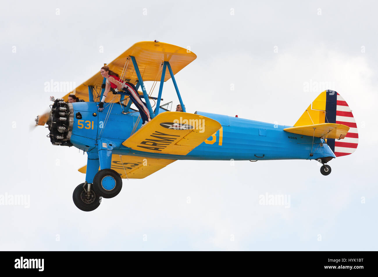 2011 stearman fly in galesburg illinois hi-res stock photography and ...