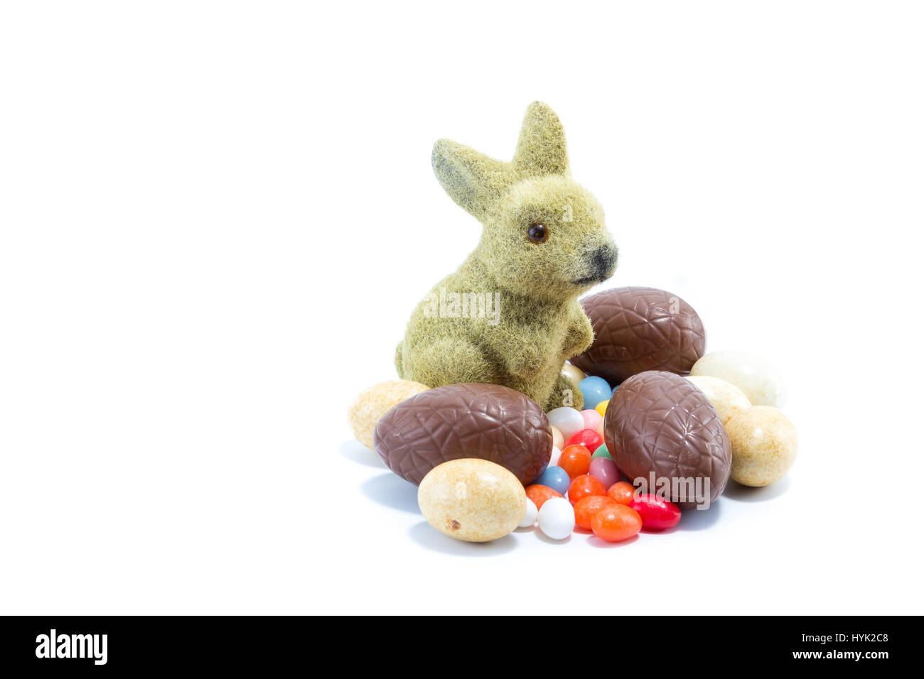 Cute toy bunny in Cut Out Stock Images & Pictures - Alamy