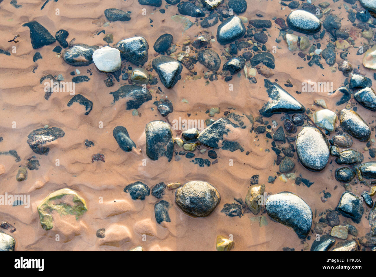 small pebble rock background texture at the beach Stock Photo - Alamy