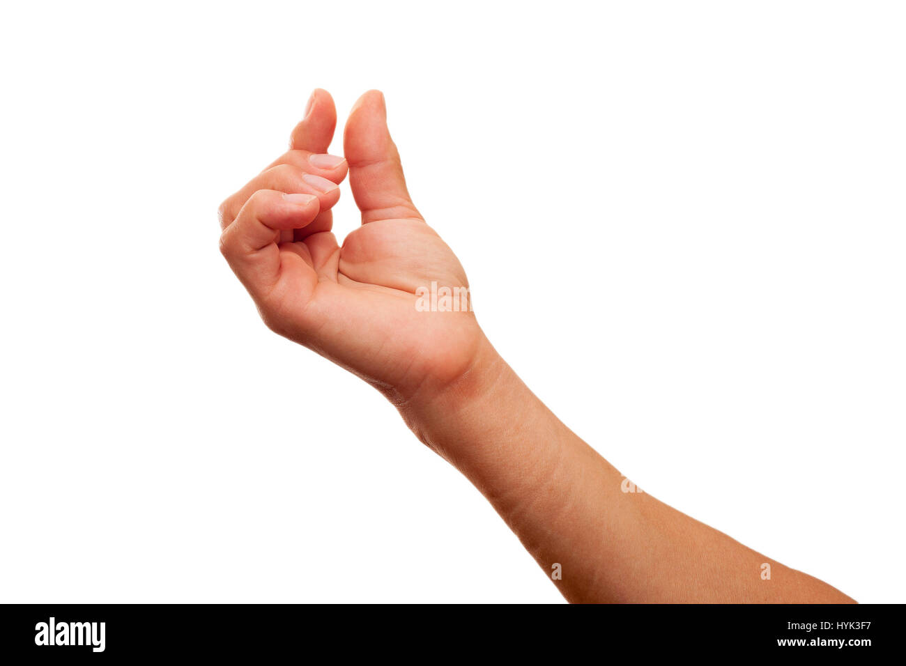 Hand isolated on white Stock Photo - Alamy