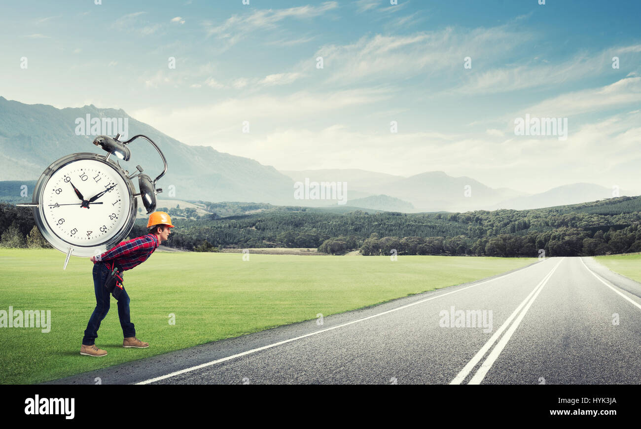 Construction contract deadline Stock Photo - Alamy
